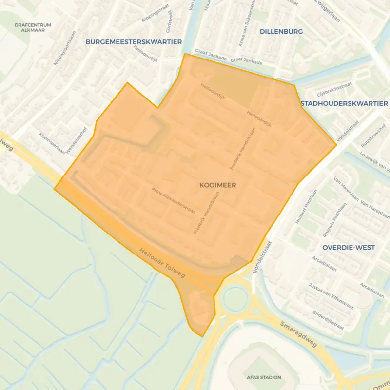 Kooimeer, Alkmaar - 🏠 Woningen, ⭐️ Beoordelingen, 📊 Statistieken